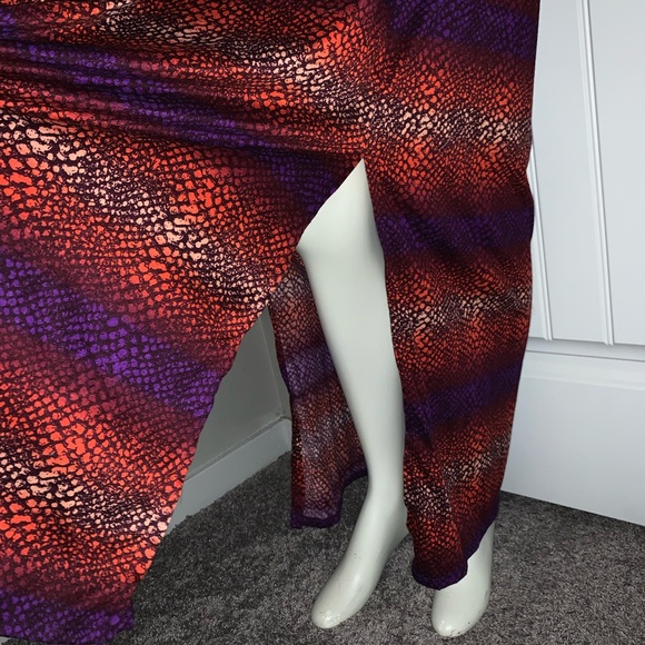 Fire Los Angeles | Dresses | Fire Los Angeles Maxi Dress W 2 Side Slits ...